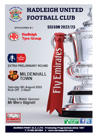 Hadleigh United Football Club – Barnes Print